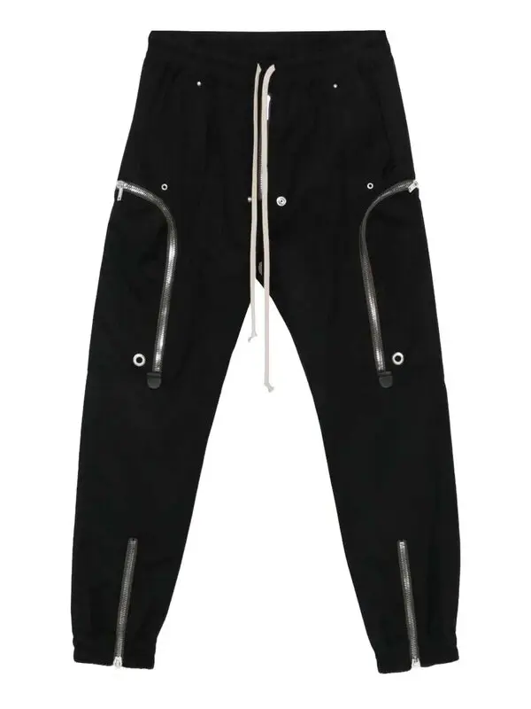 Rick Owens Bauhaus Zip-detail Trousers - Black