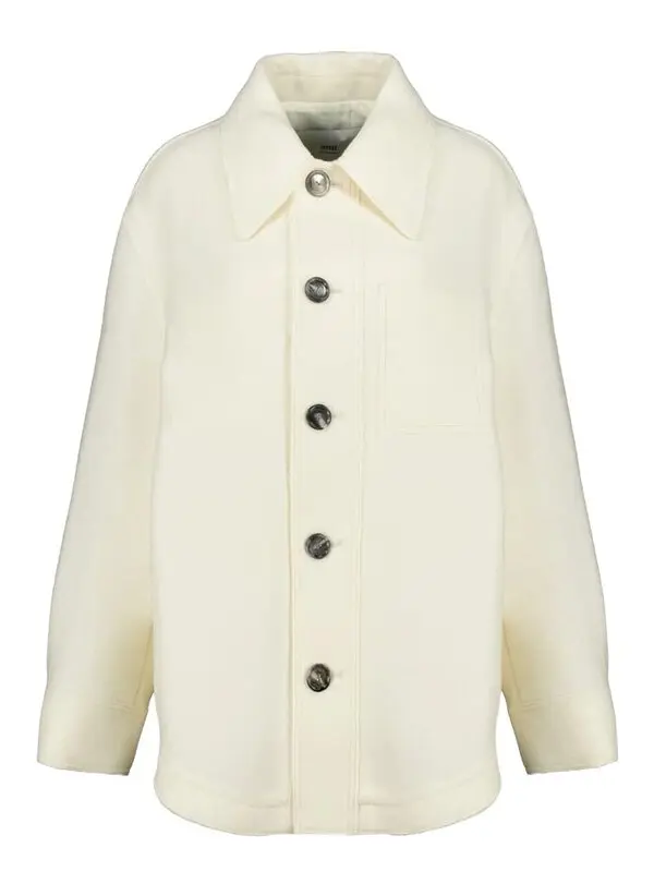 Ami Buttoned Jacket - Beige
