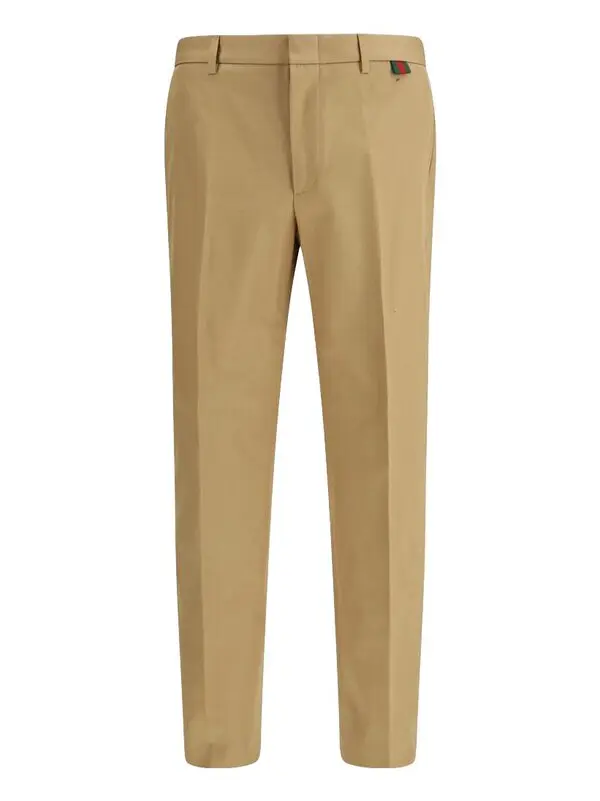 Gucci Cotton Pants - Beige