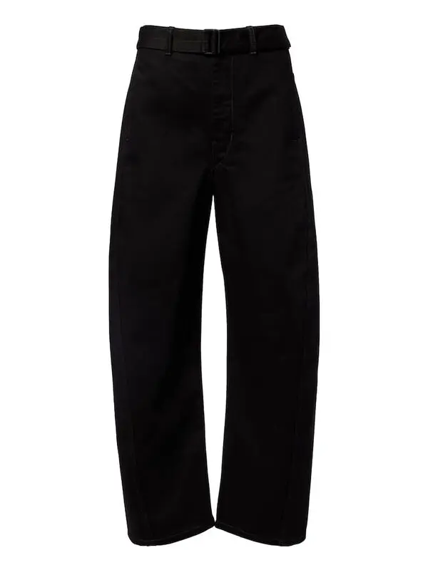 LEMAIRE Twisted Barrel-leg Jeans - Black