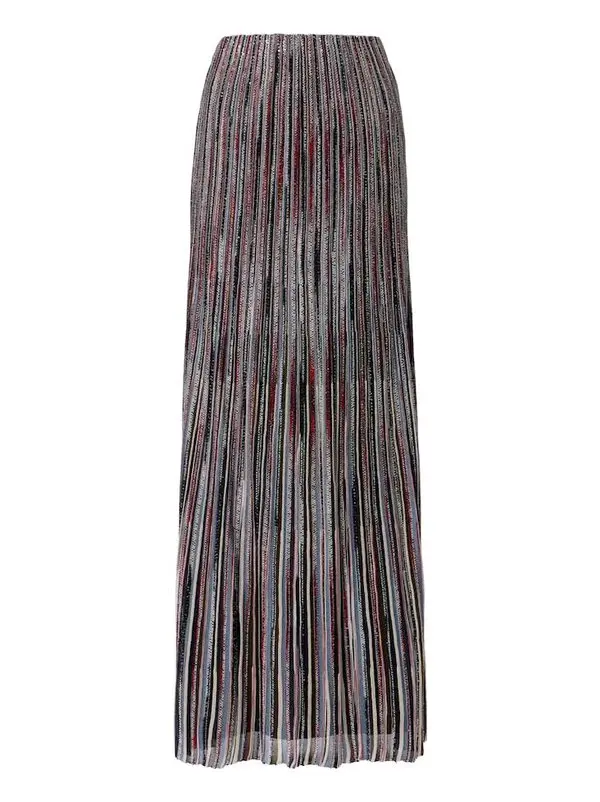 Missoni Striped Lamé Maxi Skirt - Multicoloured