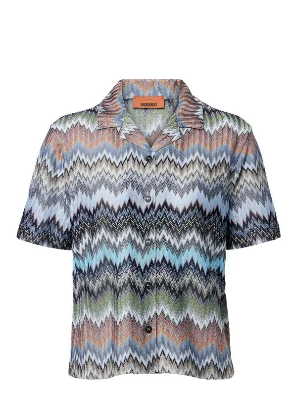 Missoni Zigzag Intarsia Shirt - Multicoloured
