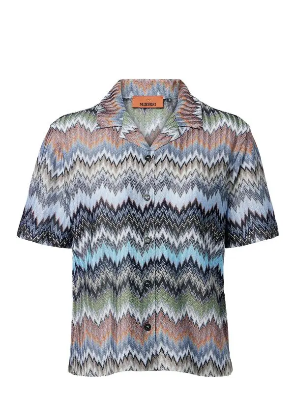 Missoni Zigzag Intarsia Shirt - Multicoloured