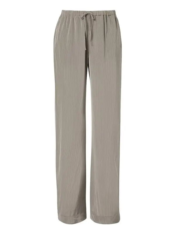 RÓHE Striped Wide-leg Pants - Grey