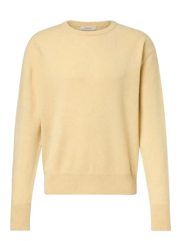 LEMAIRE Cashmere And Wool Sweater - Yellow