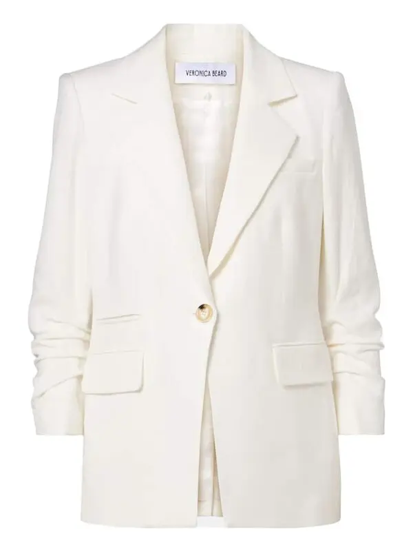 Veronica Beard Battista Dickey Blazer - White