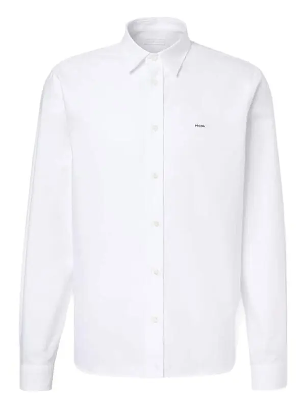 Prada Cotton Poplin Shirt - White