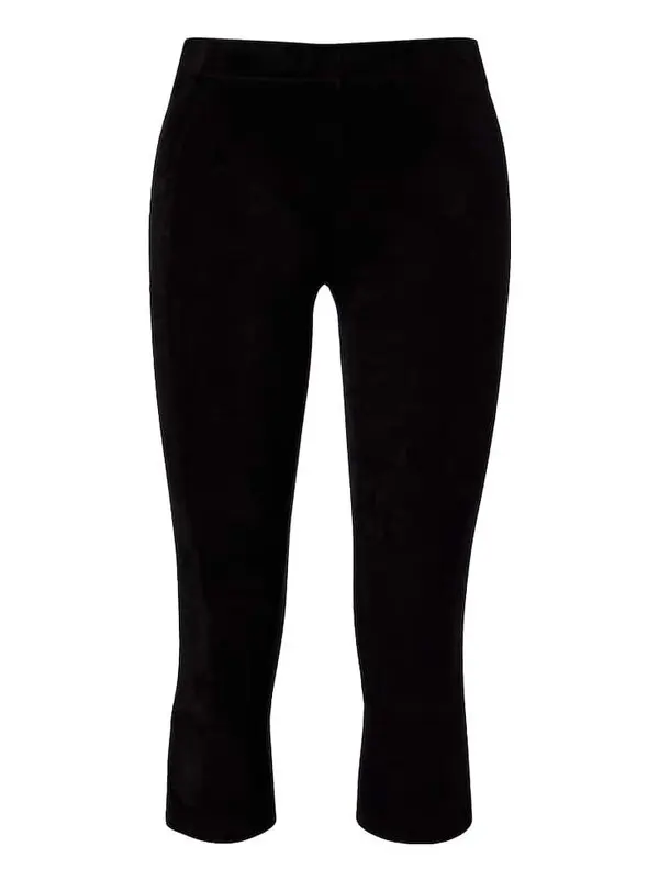 Stouls Willy Suede Capri Pants - Black
