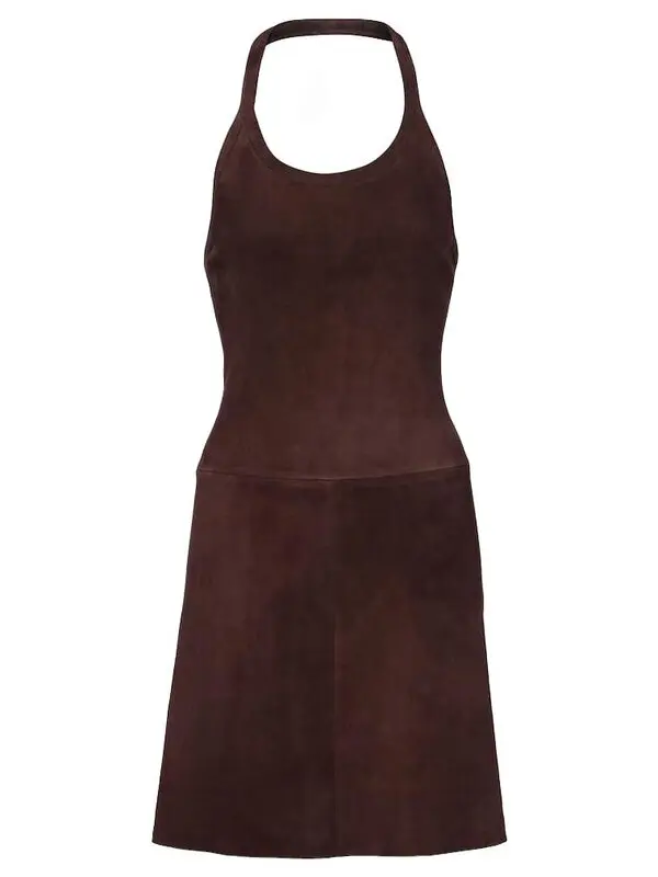 Stouls Chiquita Suede Mini Dress - Brown