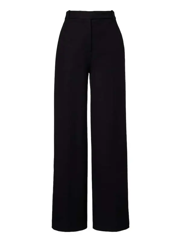 JOSEPH Yukio Gabardine Straight Pants - Black