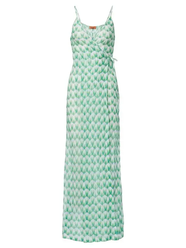 Missoni Zigzag Wrap Dress - Multicoloured