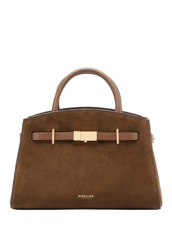 DEMELLIER Hudson Small Top-handle Bag - Brown