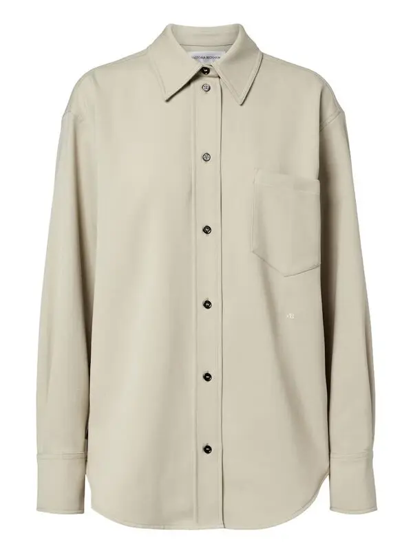 Victoria Beckham Oversized Shirt - Grey