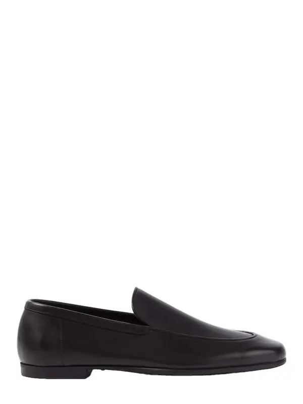 John Lobb Tyne Leather Loafers - Black