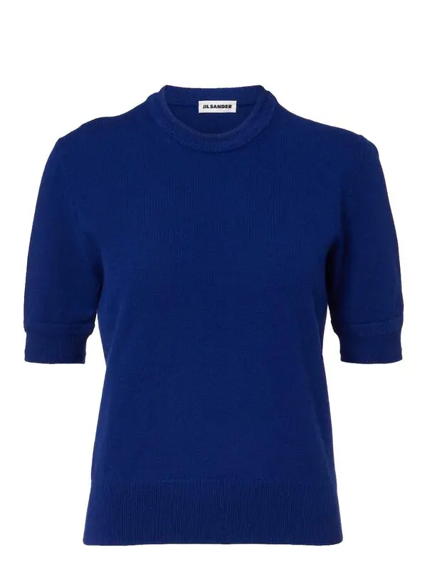 JIL SANDER Virgin Wool Sweater - Blue