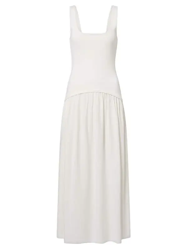 Rebecca Vallance Jersey Maxi Dress - White