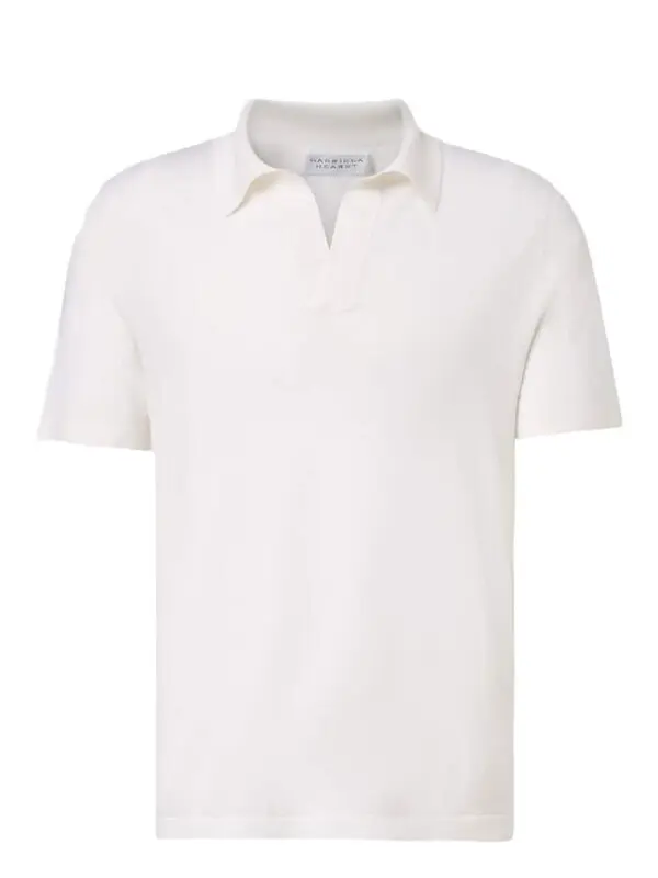 Gabriela Hearst Cashmere And Silk Polo Shirt - White