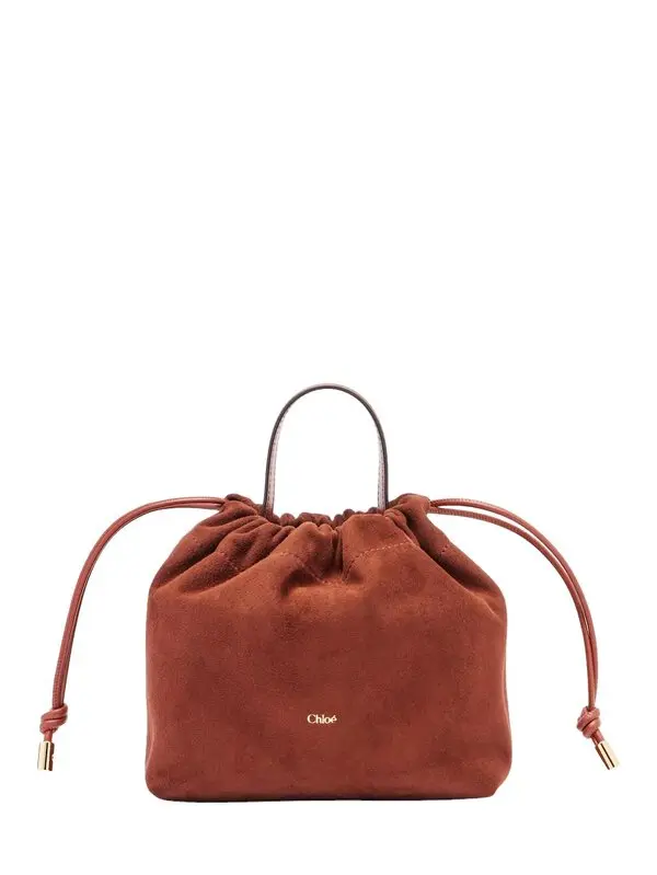 Chloé Small Suede Bucket Bag - Brown