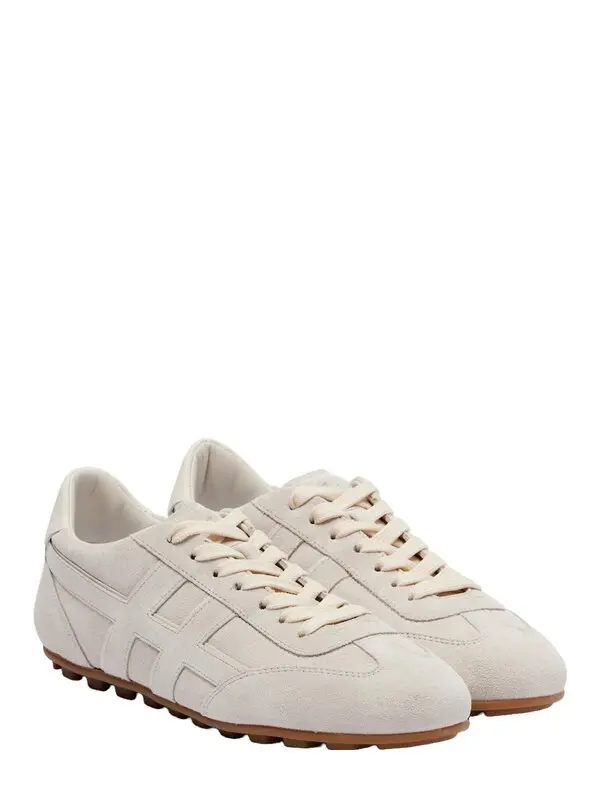 Hogan Olympia Suede Low-top Sneakers - White