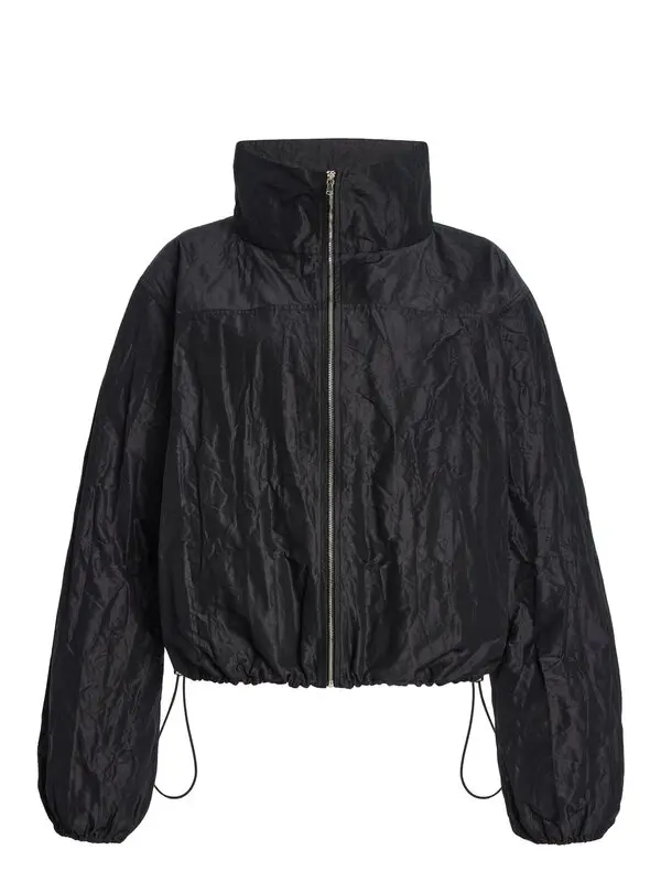 KALLMEYER Sadie Zip-up Windbreaker Jacket - Black
