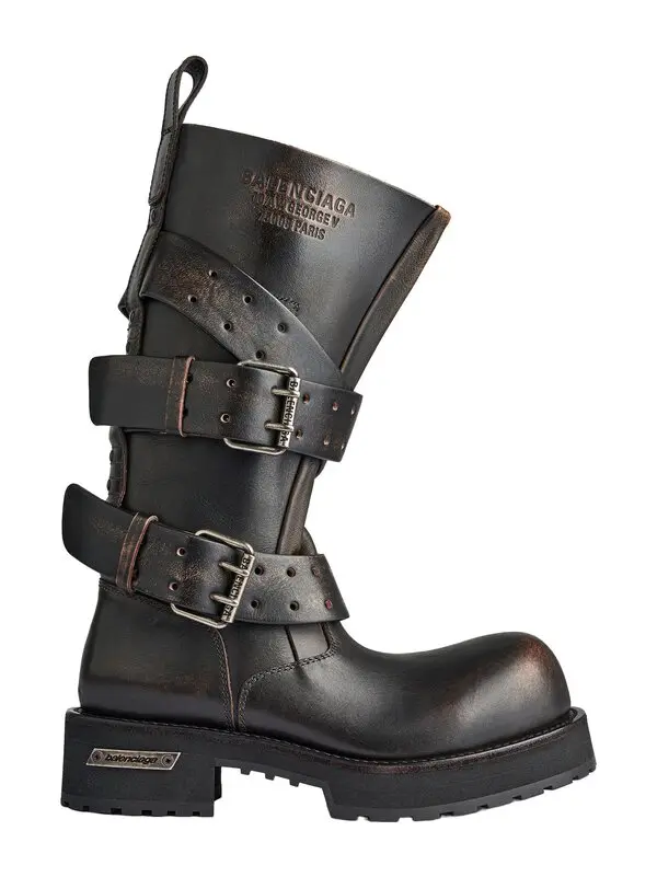 Balenciaga Venom High Boot - Brown