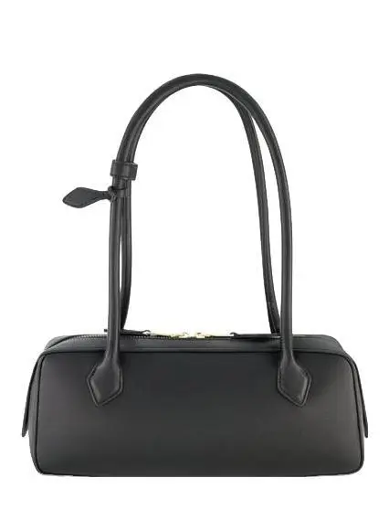 THE NOLI SHOP Reese Leather Handbag - Black