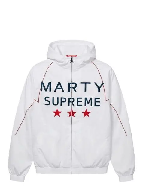 NAHMIAS X Marty Supreme A24 Classic Warm Up Jacket - White