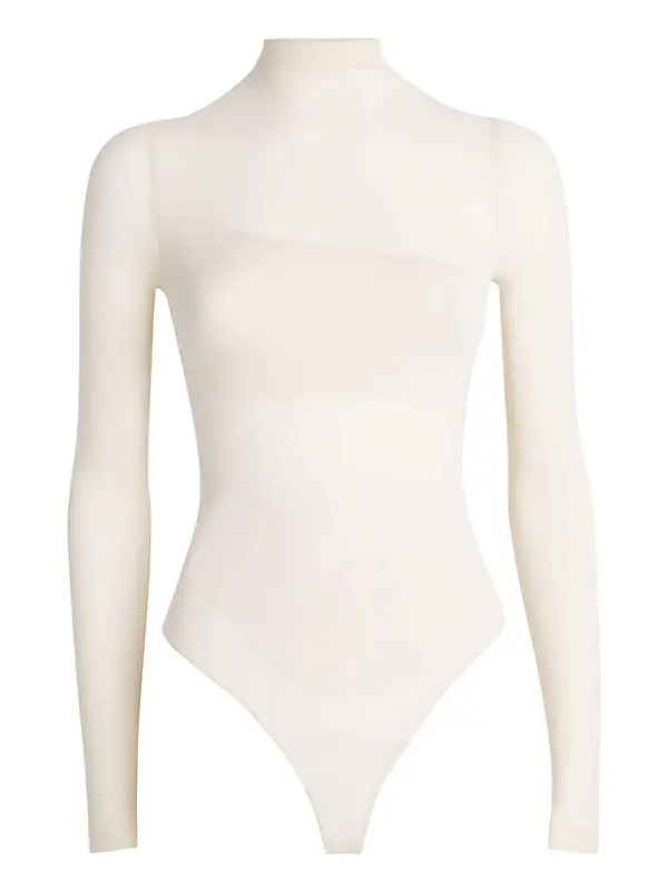 Wolford Shade String Bodysuit - Ivory