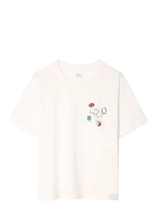 Paul Smith Organic Cotton 'charms' T-shirt - White