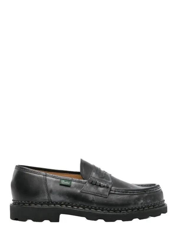 Paraboot Leather Loafers - Black