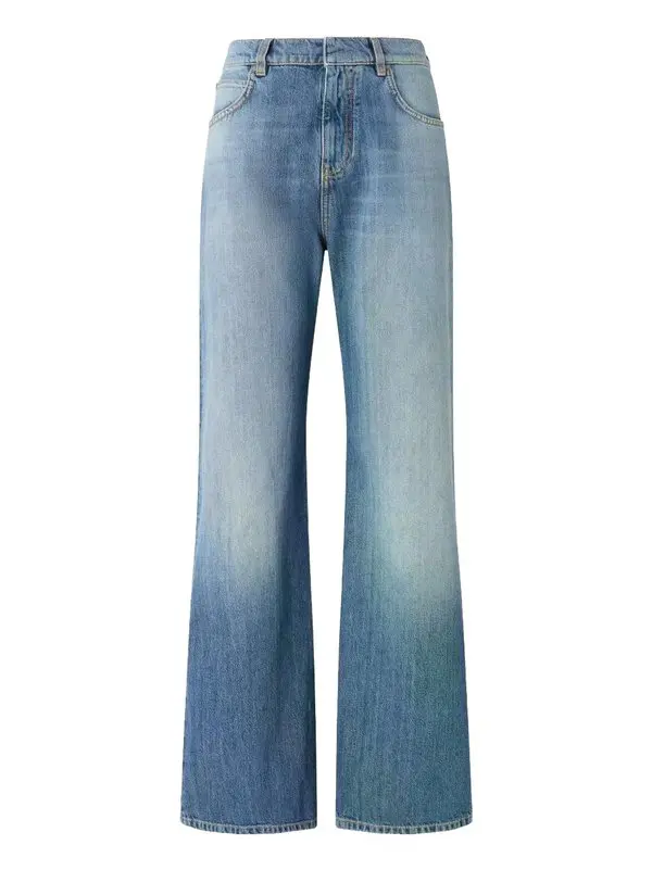 Pinko Wide-leg Five-pocket Jeans - Blue