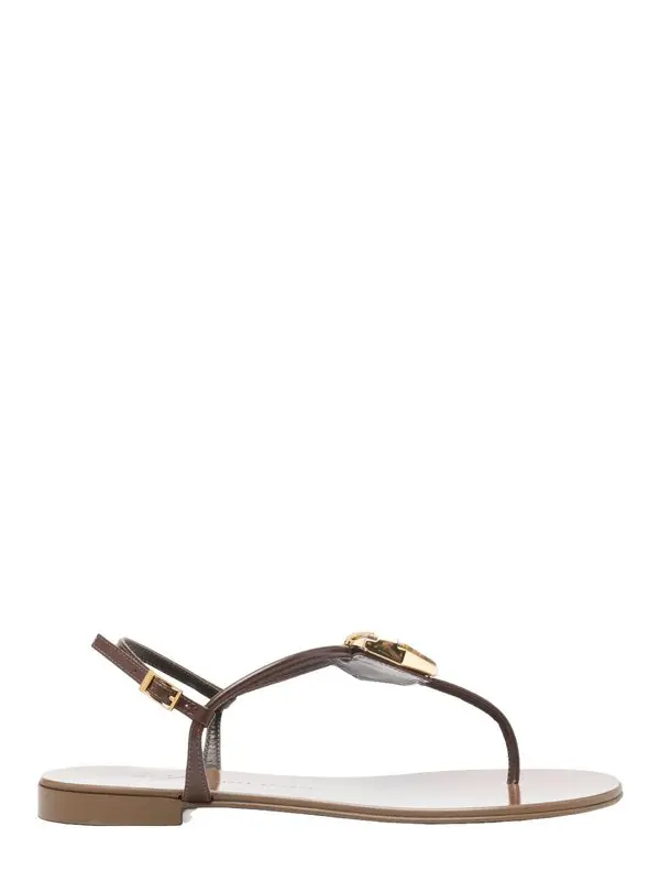GIUSEPPE ZANOTTI Atlantide Thong Sandals - Brown