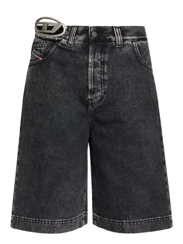 DIESEL® Denim Bermuda Shorts - Black