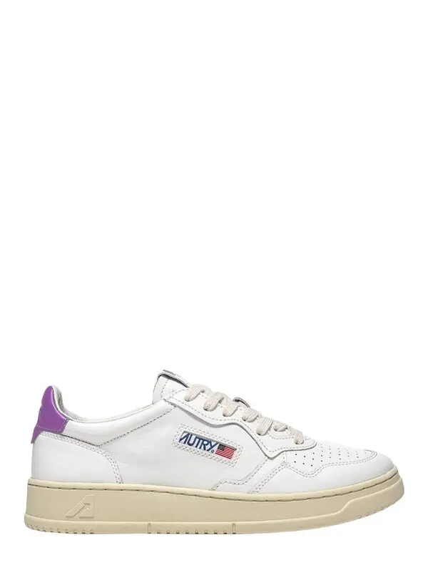AUTRY Medialist Low Leather Sneakers - Purple