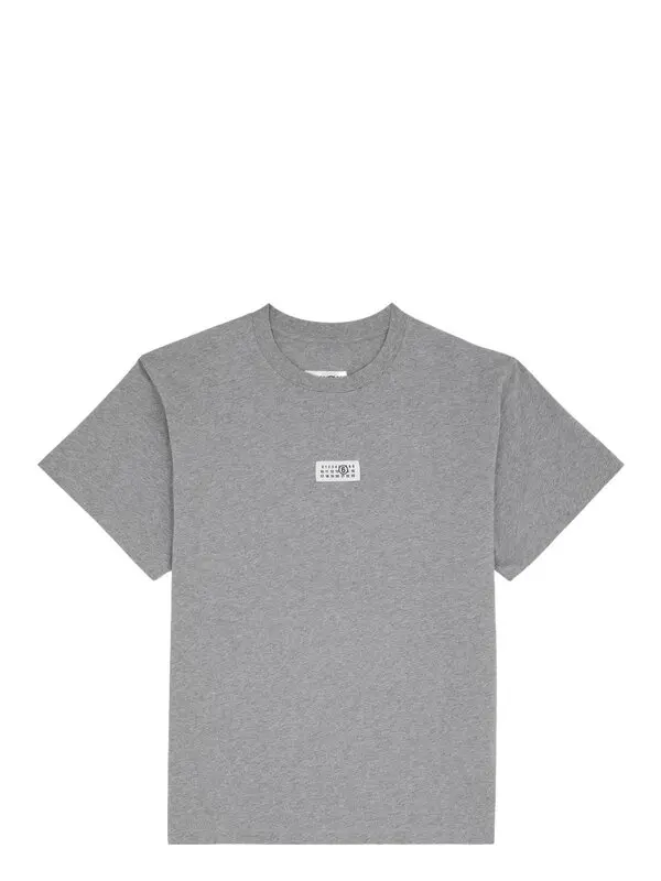 MAISON MARGIELA Logo Cotton T-shirt - Grey