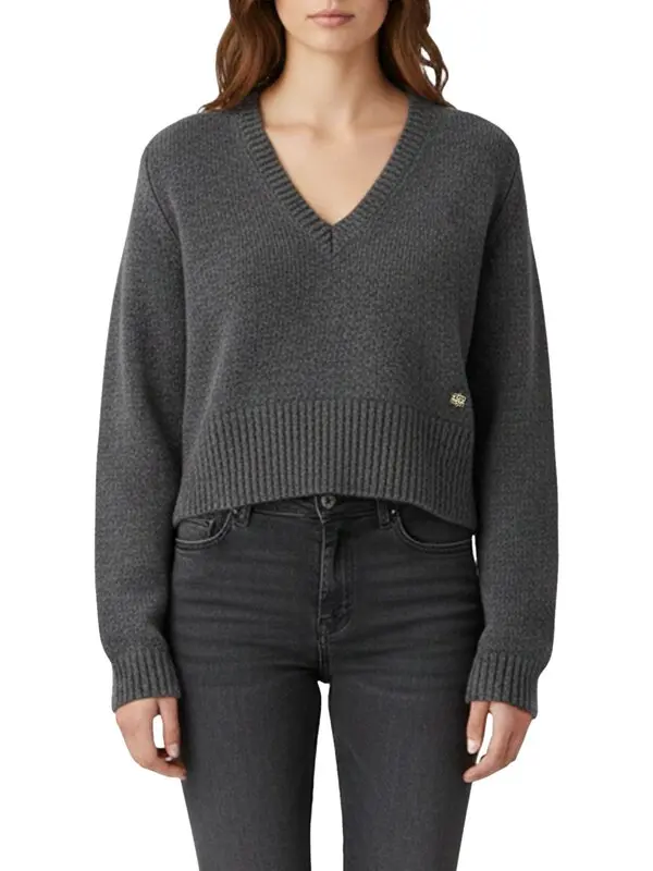 GANNI Pullover Sweater - Charcoal
