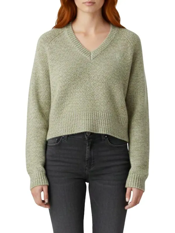 GANNI Pullover Sweater - Green