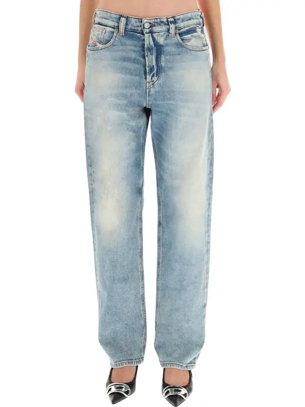DIESEL Straight Leg Jeans - Denim