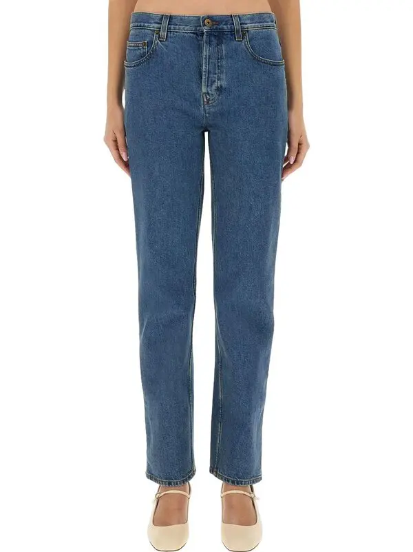 Burberry Straight Leg Jeans - Denim