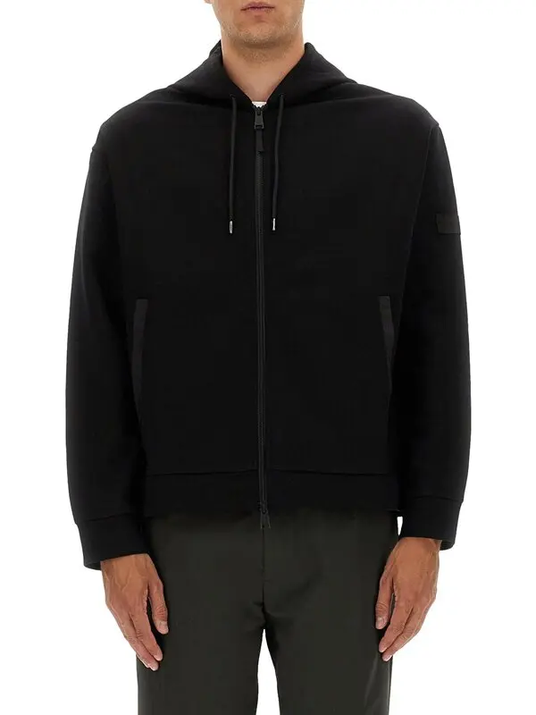 Premiata Full Zip Sweatshirt - Black