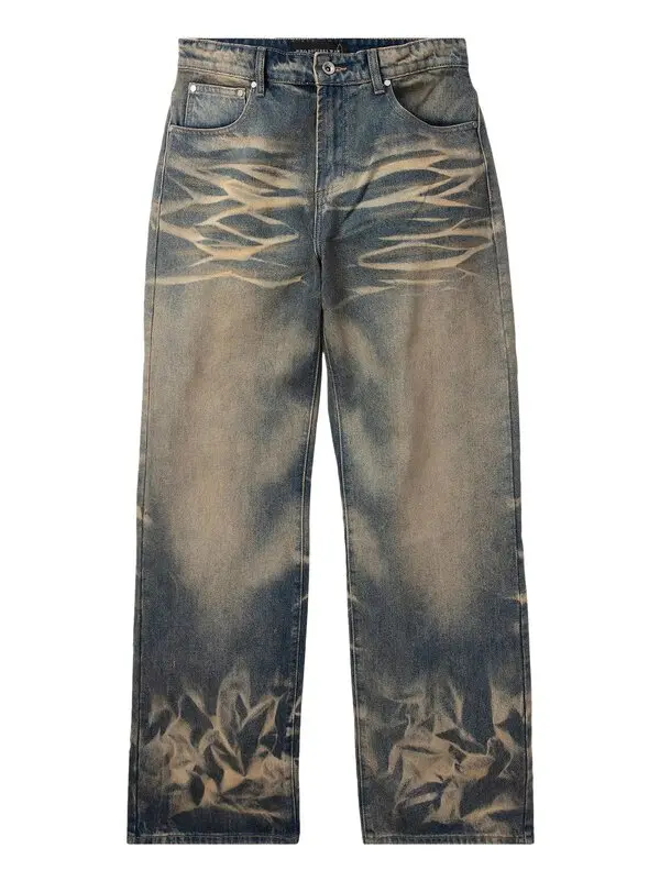 WHO DECIDES WAR BY EV BRAVADO Flare Vintage Jeans - Blue