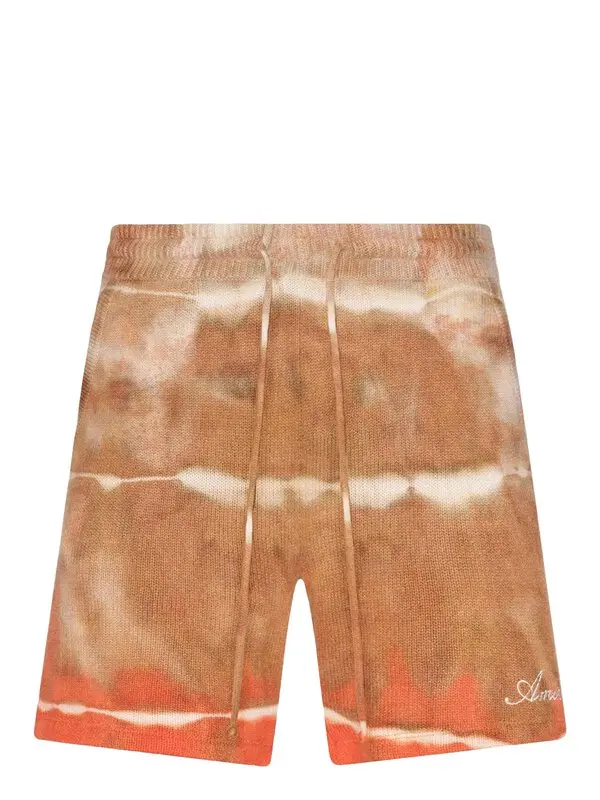 Amiri Tie-dye Shorts - Orange