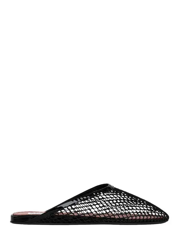 Alaïa Fishnet Mule - Black