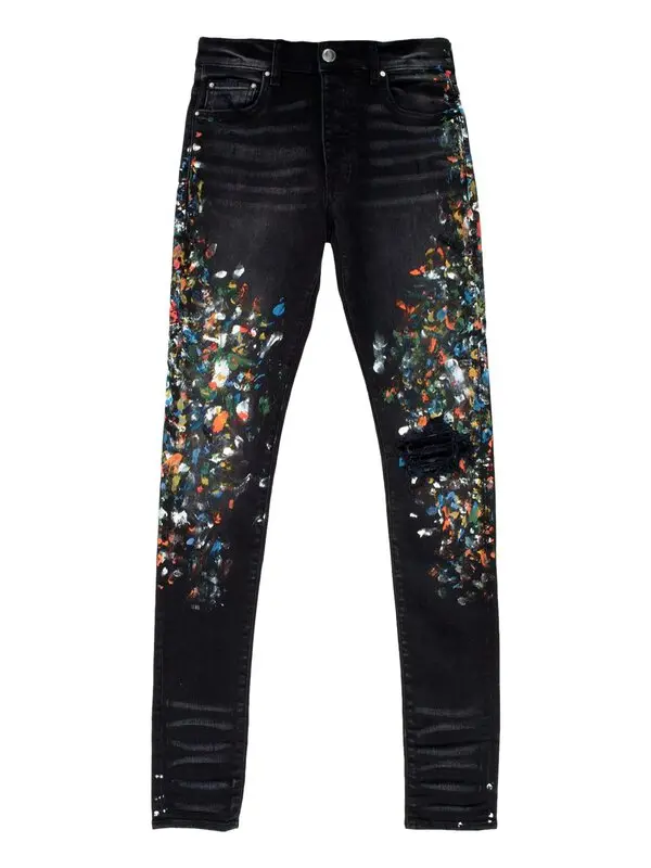 Amiri Skinny Painter Jean - Black