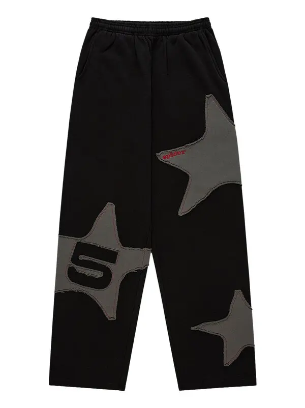 SP5DER Big Star Wide Leg Sweatpant - Black