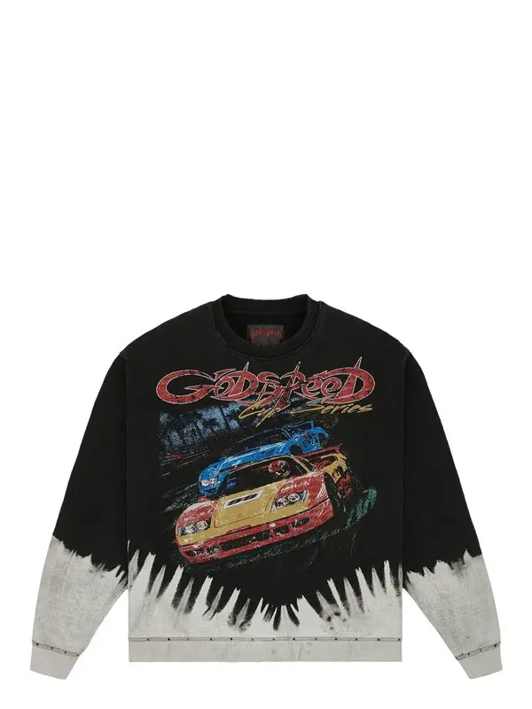GODSPEED F.t.w Long-sleeve Bleached Wash - Black