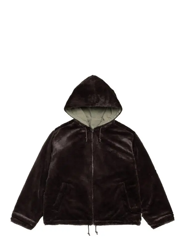 StÜssy Reversible Hooded Jacket - Brown