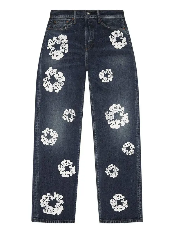 DENIM TEARS Cotton Wreath Denim Pant - Blue
