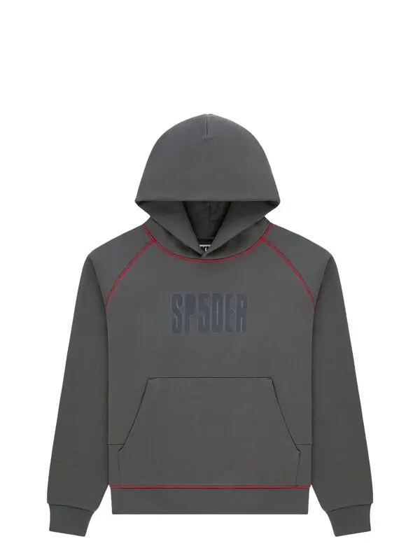 SP5DER Archive Contrast Hoodie - Grey
