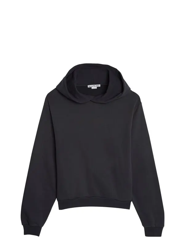 Acne Studios Logo Hooded Sweater - Black